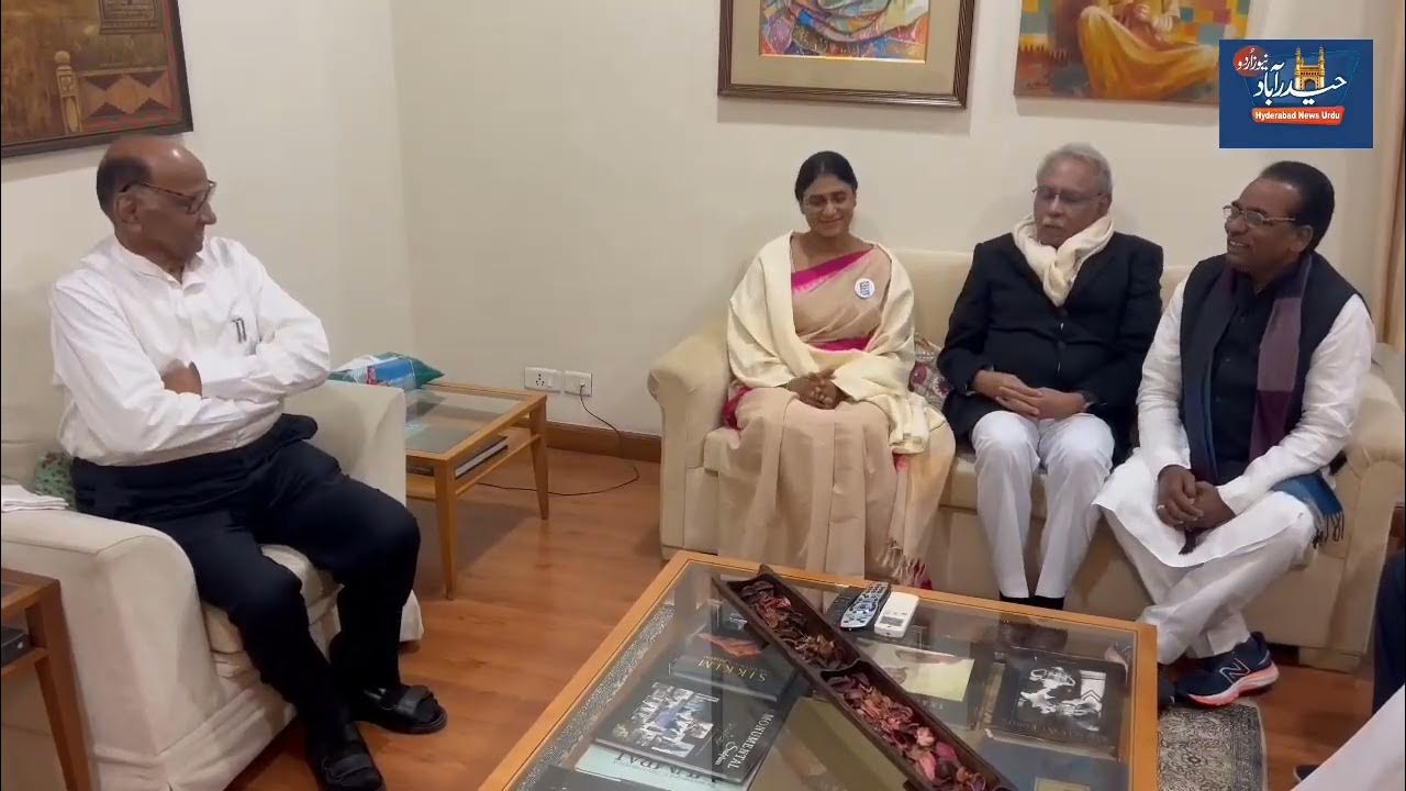 APCC chief YS Sharmila Reddy met NCP chief Sharad Pawar in Delhi - YouTube