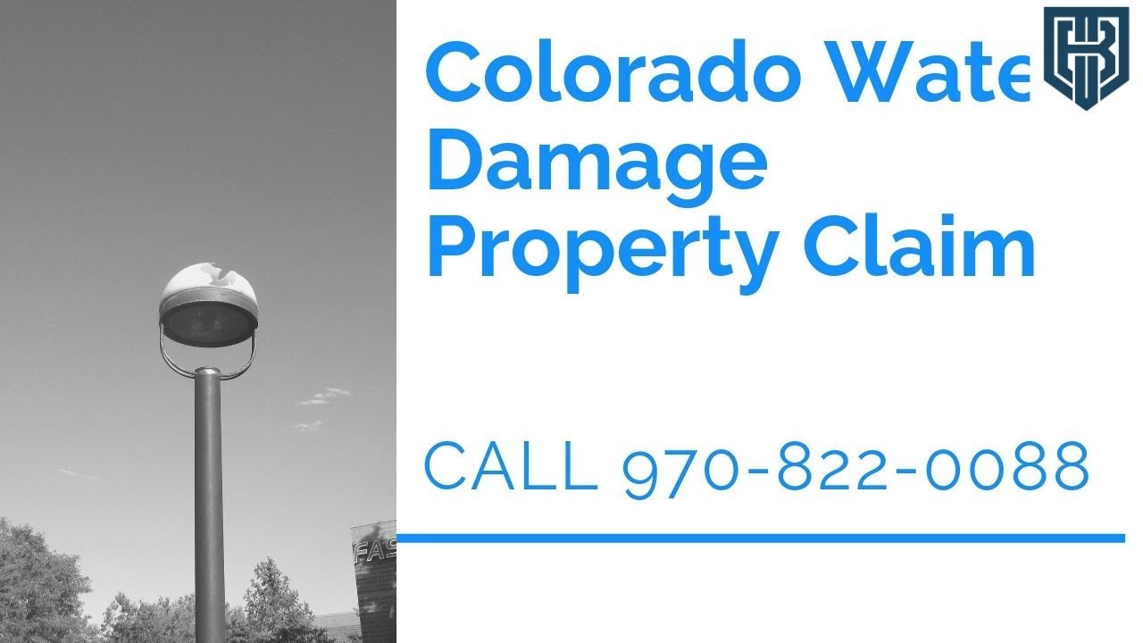 Water Damage Insurance Coverage Help Drake CO - YouTube