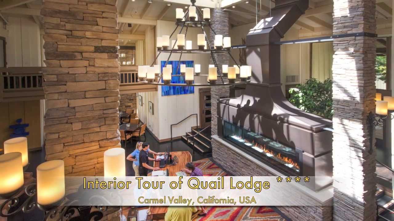 Quail Lodge Hotel & Golf Course WalkThru of the Interiors - YouTube