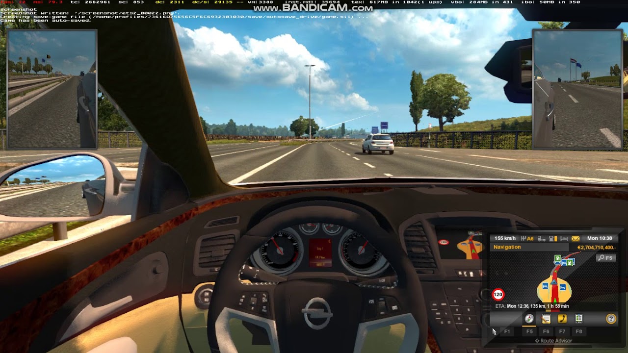 Street racing in ETS2 with an Opel Insignia - YouTube