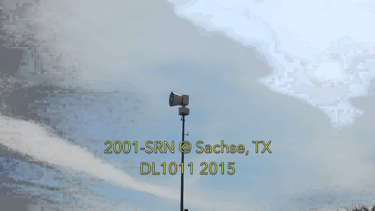 Federal Signal 2001-SRN Alert Sachse, TX - YouTube