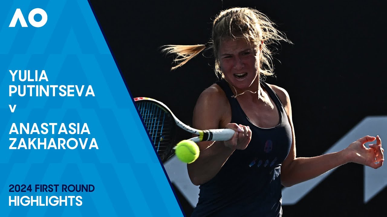 Yulia Putintseva v Anastasia Zakharova Highlights | Australian Open ...