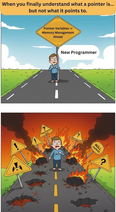 Internal Pointer Variable Meme 😂 | Programmer Humor #shorts - YouTube