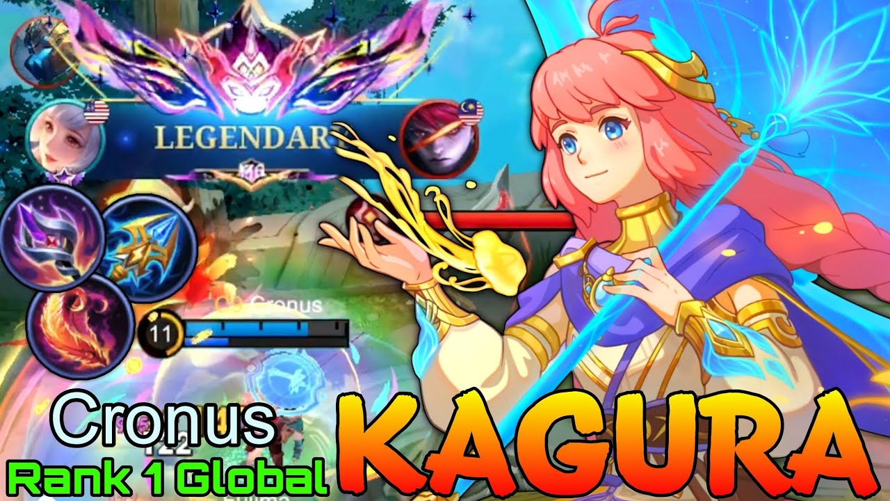 Deadly Umbrella Kagura Midlaner Mage - Top 1 Global Kagura by Cronus - Mobile Legends - YouTube