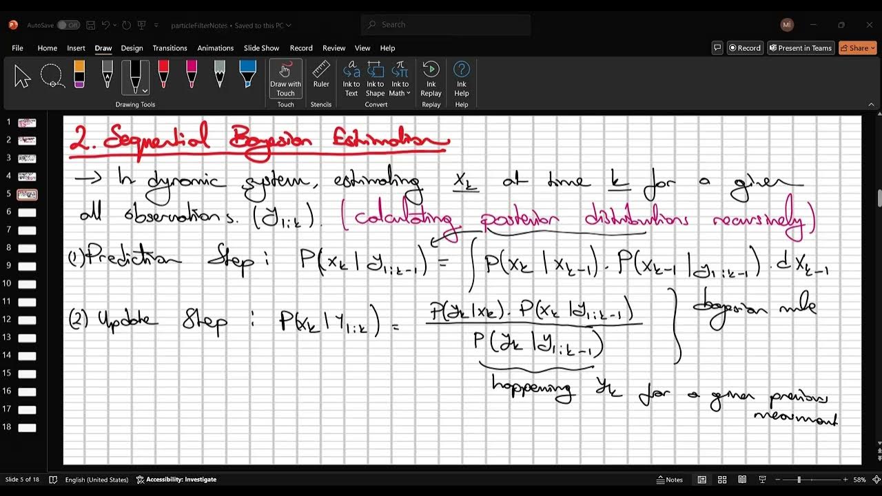 Particle Filter Design - Les 3 - Sequential Bayesian Estimation - YouTube