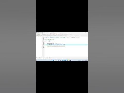 Print Fibonacci Series till Range value in C language !! - YouTube