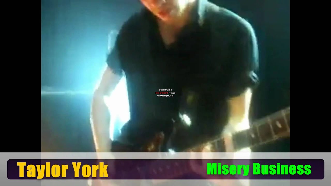 Taylor York - Misery Business Solo HD - YouTube