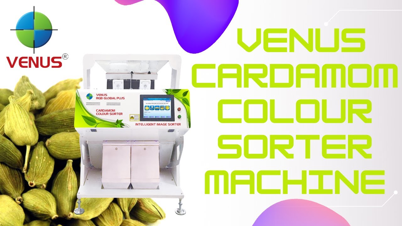 CARDAMOM COLOUR SORTER MACHINE | VENUS RGB GLOBAL PLUS 2 | KP TRADING ...