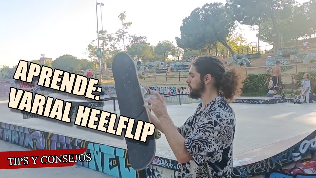 Aprende: Varial HeelFlip. Tutorial truco intermedio. Paso por paso ...