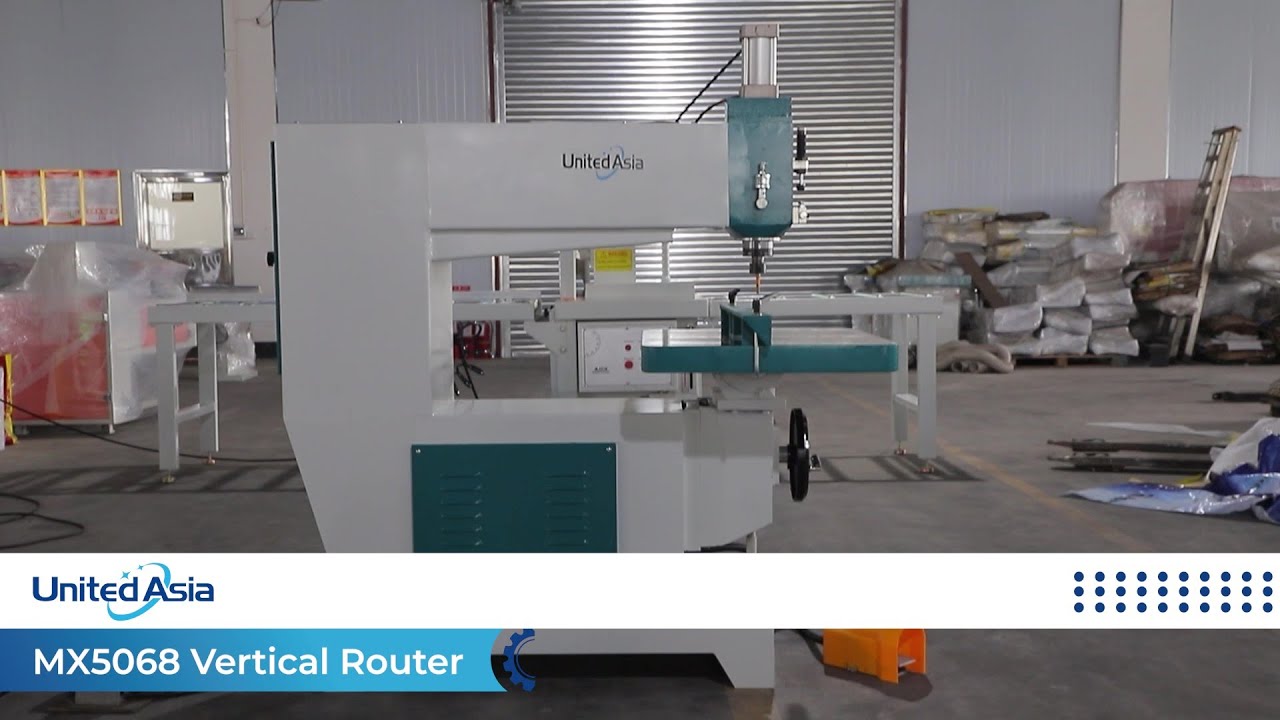 HOW TO USE MX5068 Vertical Router | United Asia #wood #machine #factory ...