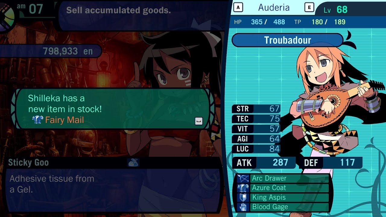 【Etrian Odyssey I HD】End Game Fairy Mail (x1 Velvet - Alraune: Non-Fire ...