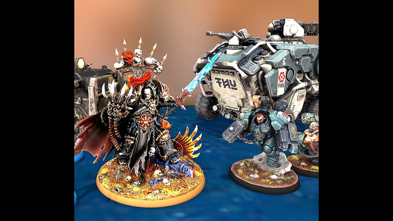 Chaos Space Marines vs Leagues of Votann! Warhammer 40k Tabletop ...