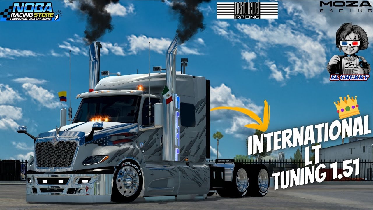 ATS MOD 1.51 INTERNATIONAL LT TUNING #americantrucksimulator # ...