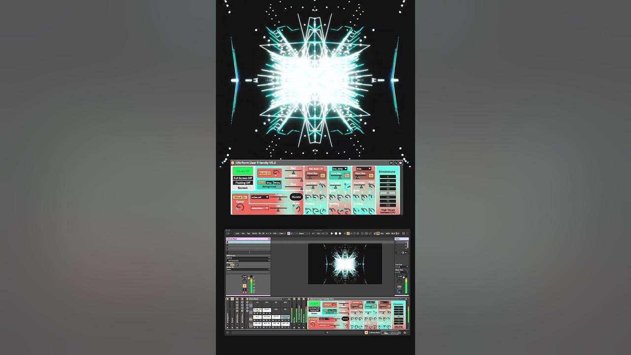 Ableton Live Visualizer #abletonlive #musicvisualization - YouTube