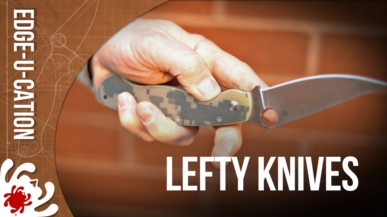 Spyderco Edge-U-Cation - Lefty Knives - YouTube
