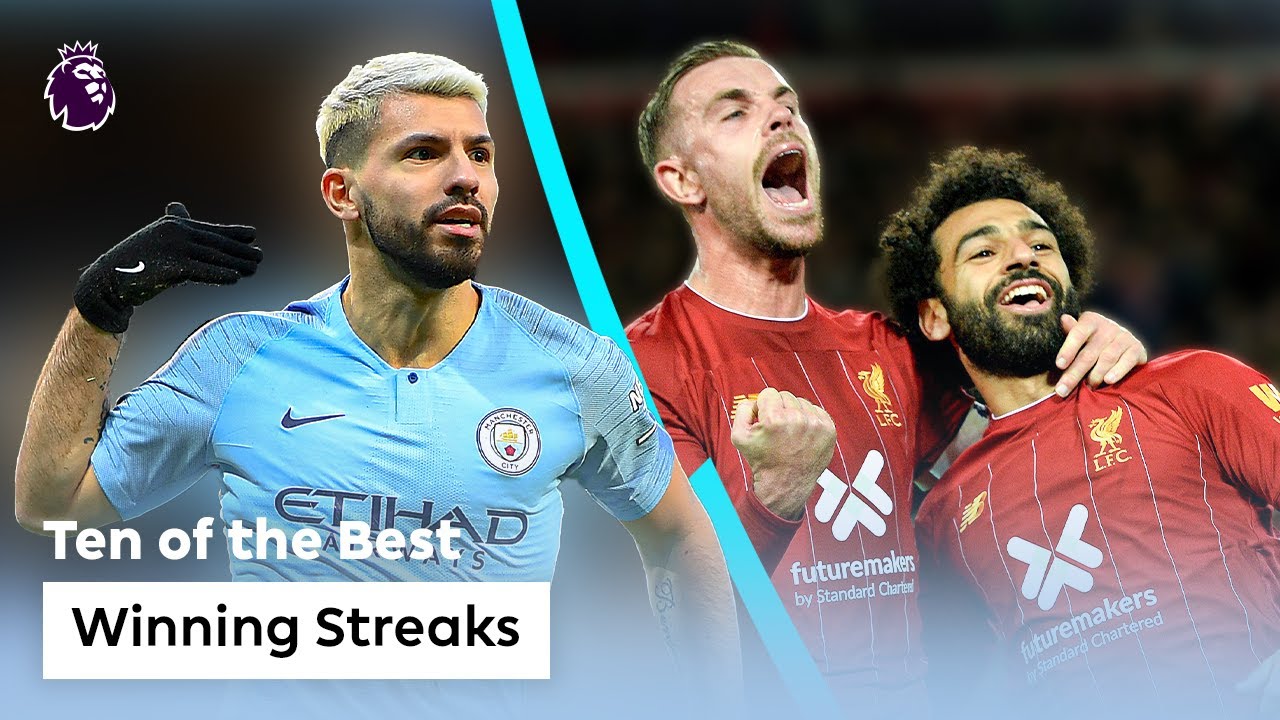 Best Winning Streaks in PL history? - YouTube