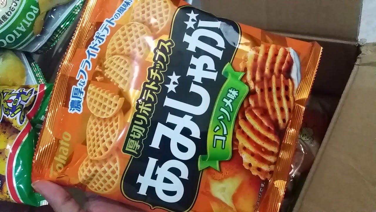 Japanese Candysan unboxing スナック - YouTube