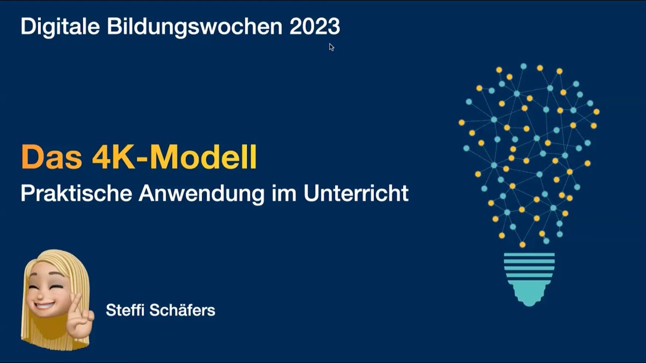 Das 4K-Modell - Praktische Anwendung im digitalen Unterricht - YouTube