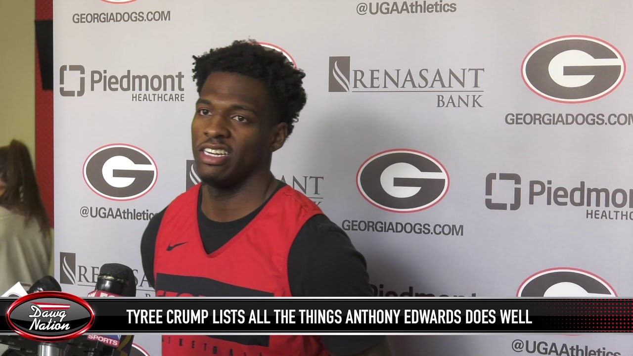 Georgia guard Tyree Crump explains what makes Anthony Edwards so great ...