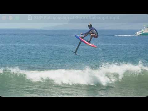Lets go SUP Foil session at Guard Rails on Maui