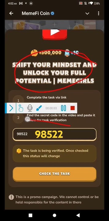 Memefi new secret video code Shift Your Mindset and Unlock Your Full Potential | MemeGirls - YouTube