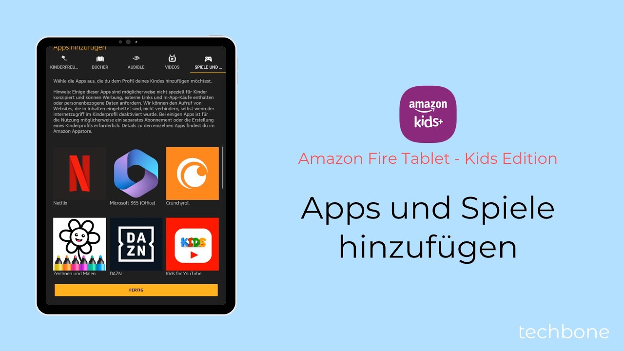 Spiele und Apps freigeben [Amazon Kids] - YouTube