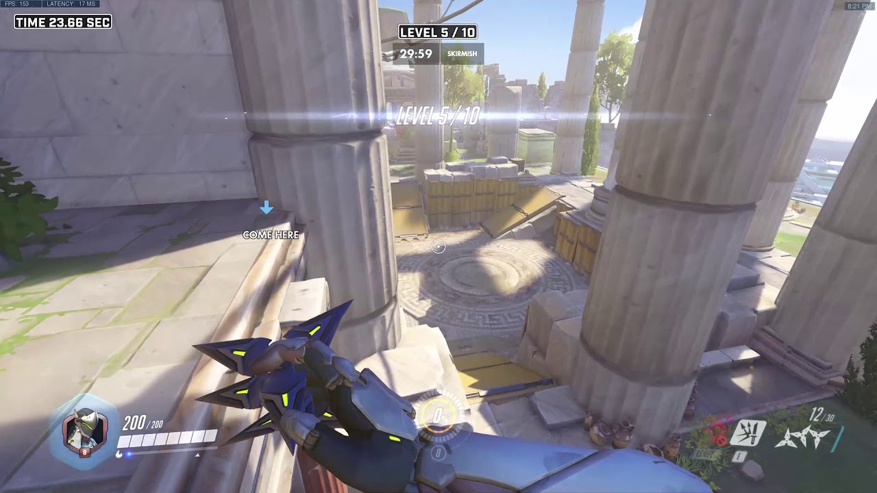 Overwatch genji parkour オーバーウォッチ ゲンジ パルクール 겐지 파쿠르 - YouTube