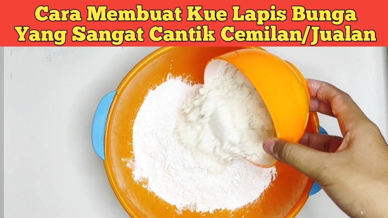 Cara Membuat Kue Lapis - Resep Kue Lapis Bunga Super Simple - YouTube