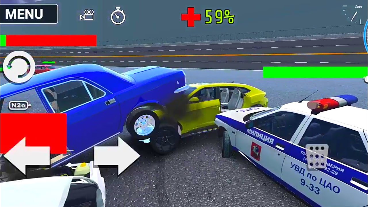 car crash gameplay | multiple car crash gameplay | fighting cars game ...