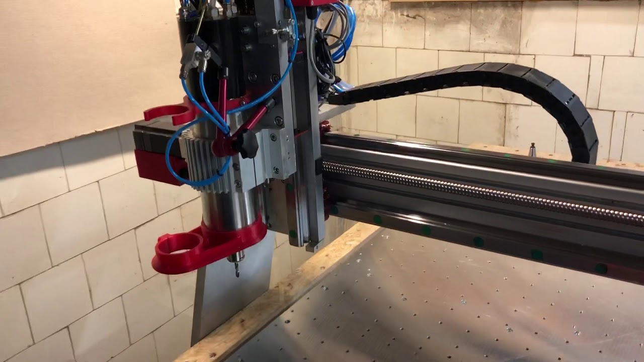 Rack tool change with Jianken JGL and Linuxcnc - YouTube