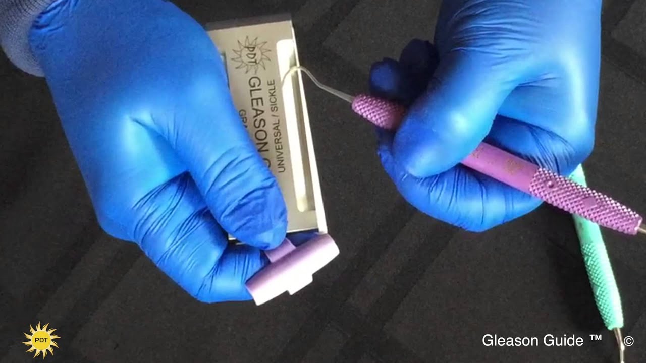 How to Sharpen A Sickle Scaler using the PDT Sharpening System - YouTube