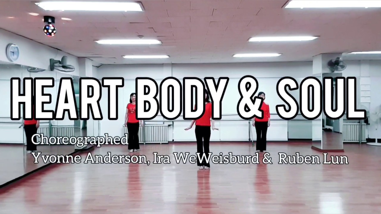 Heart Body & Soul-초급 Line Dance PLAY Dance & Count - YouTube