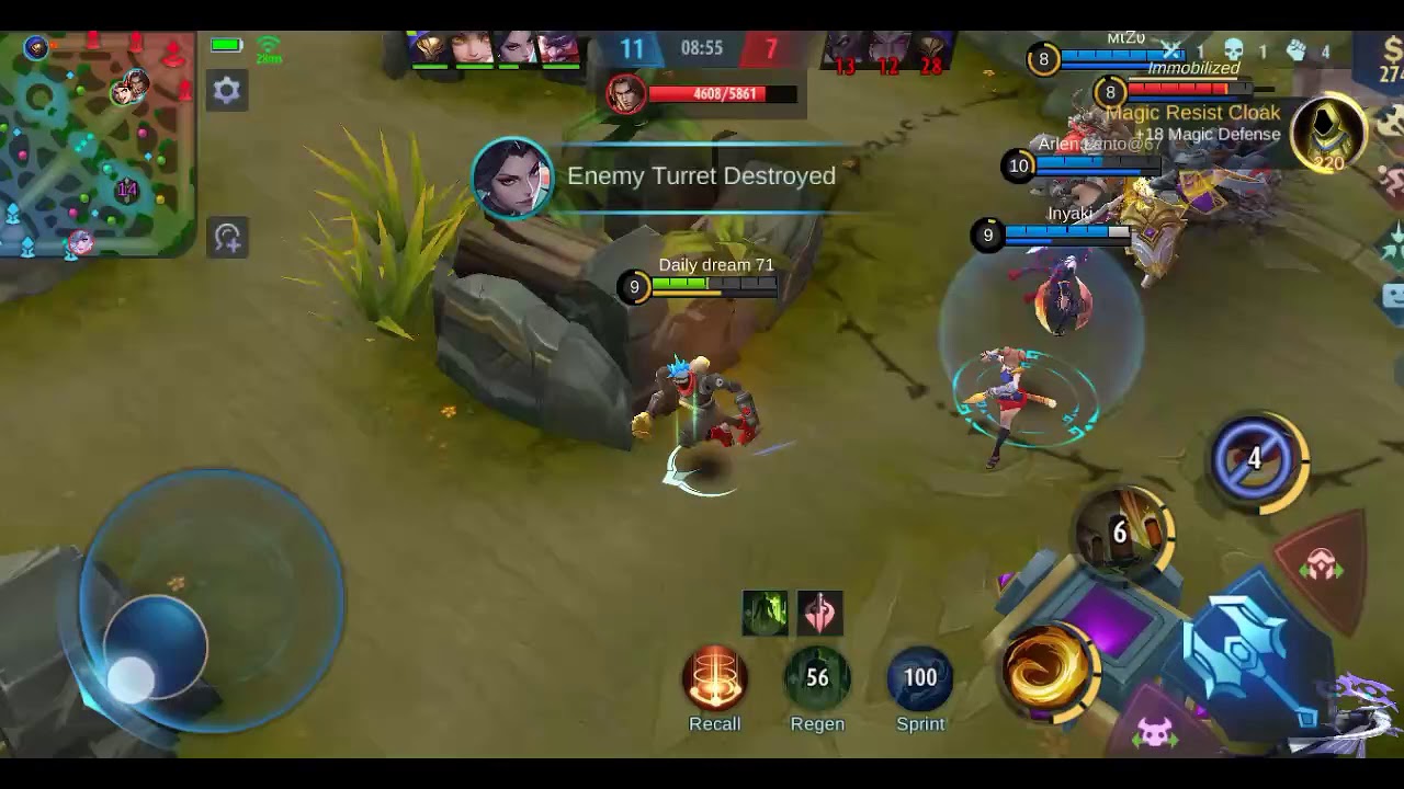 mobile legends with xborg - YouTube