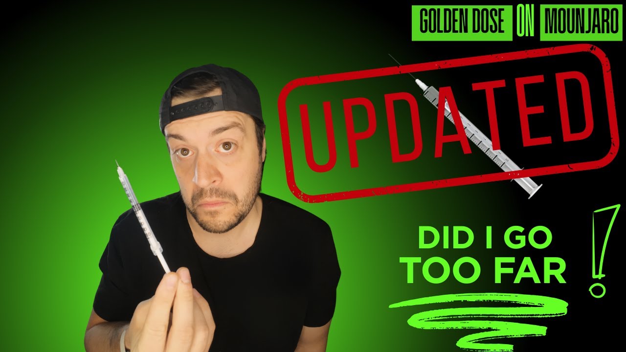 GOLDEN DOSE on Mounjaro GLP-1: Syringe & Dosage tutorial - YouTube