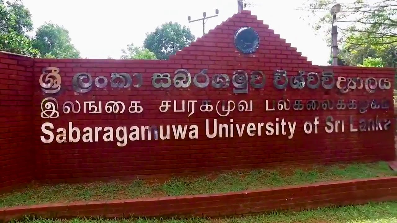 Sabaragamuwa University of Sri Lanka Promotional Video by STS - 2018 ...
