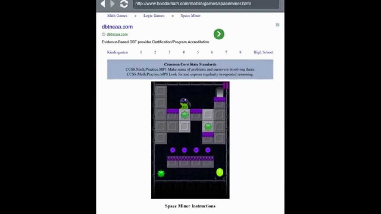 Hooda math ep. 2 space miner - YouTube