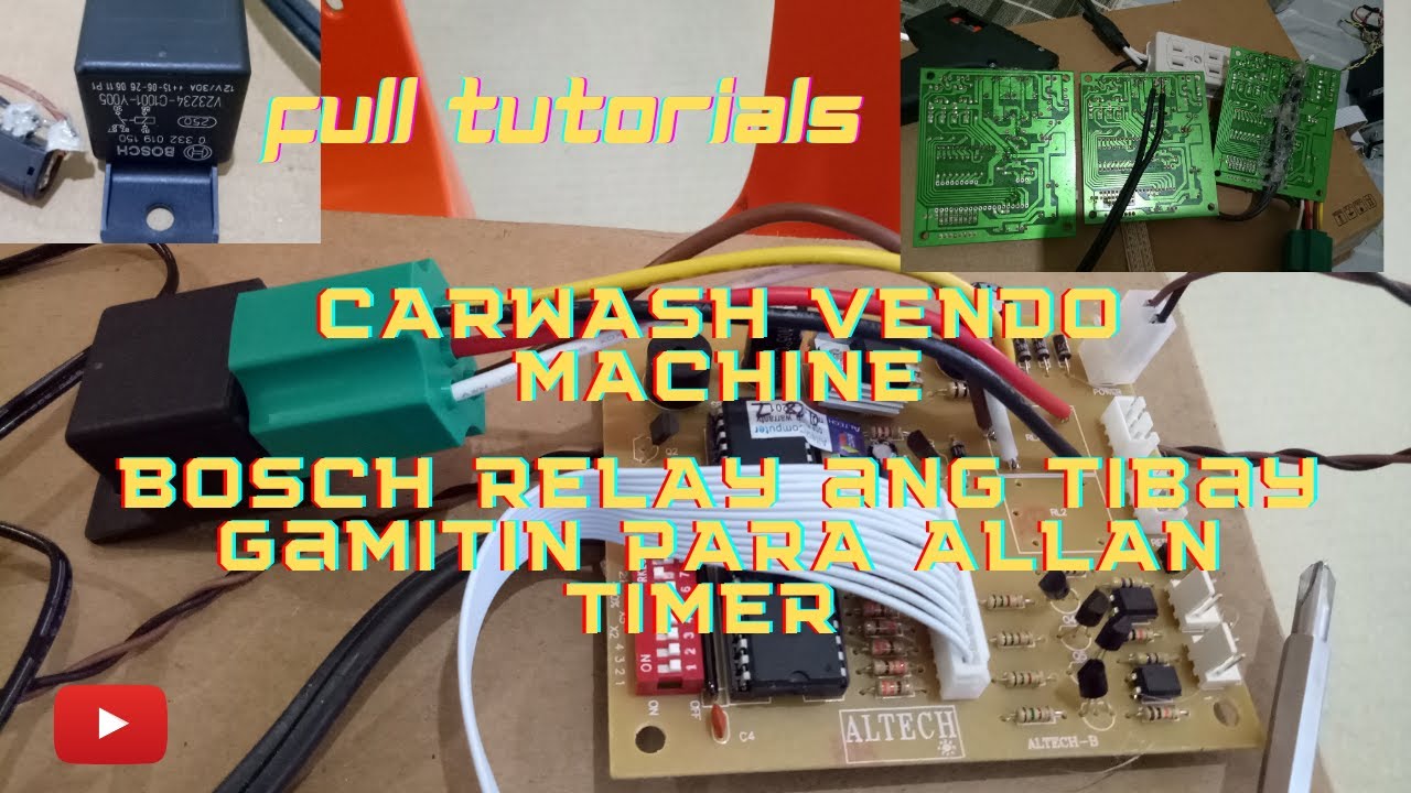 BOSCH RELAY SA ALLAN TIMER TUTORIALS FULL DETAILS JOEL ONES - YouTube