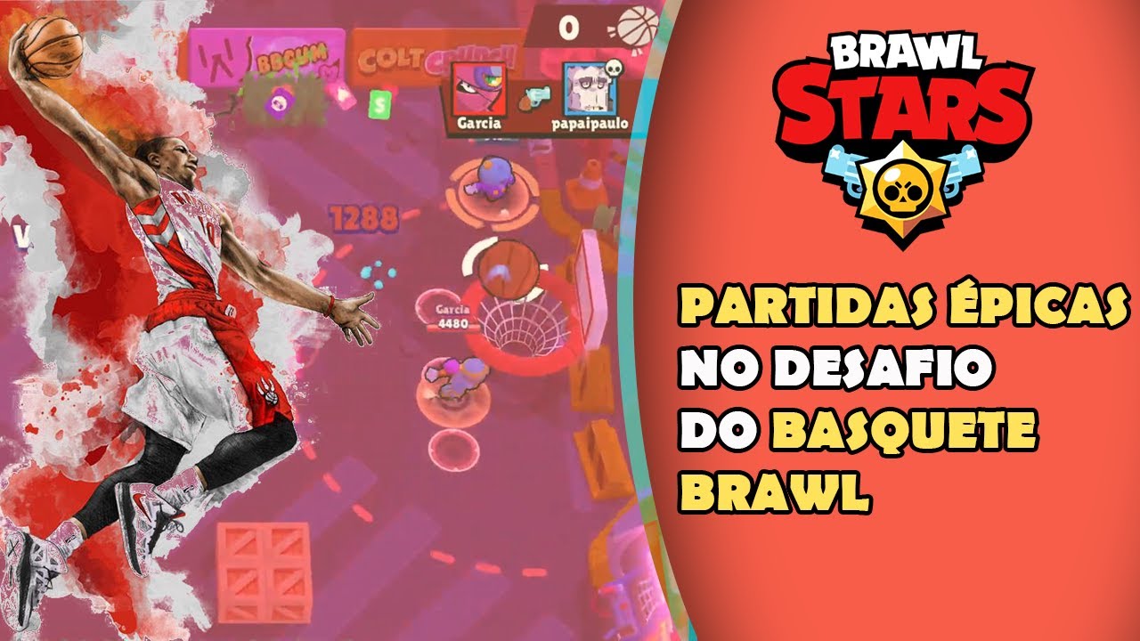 Basquete no Brawl Stars - Partidas épicas no desafio Basquete-Brawl ...