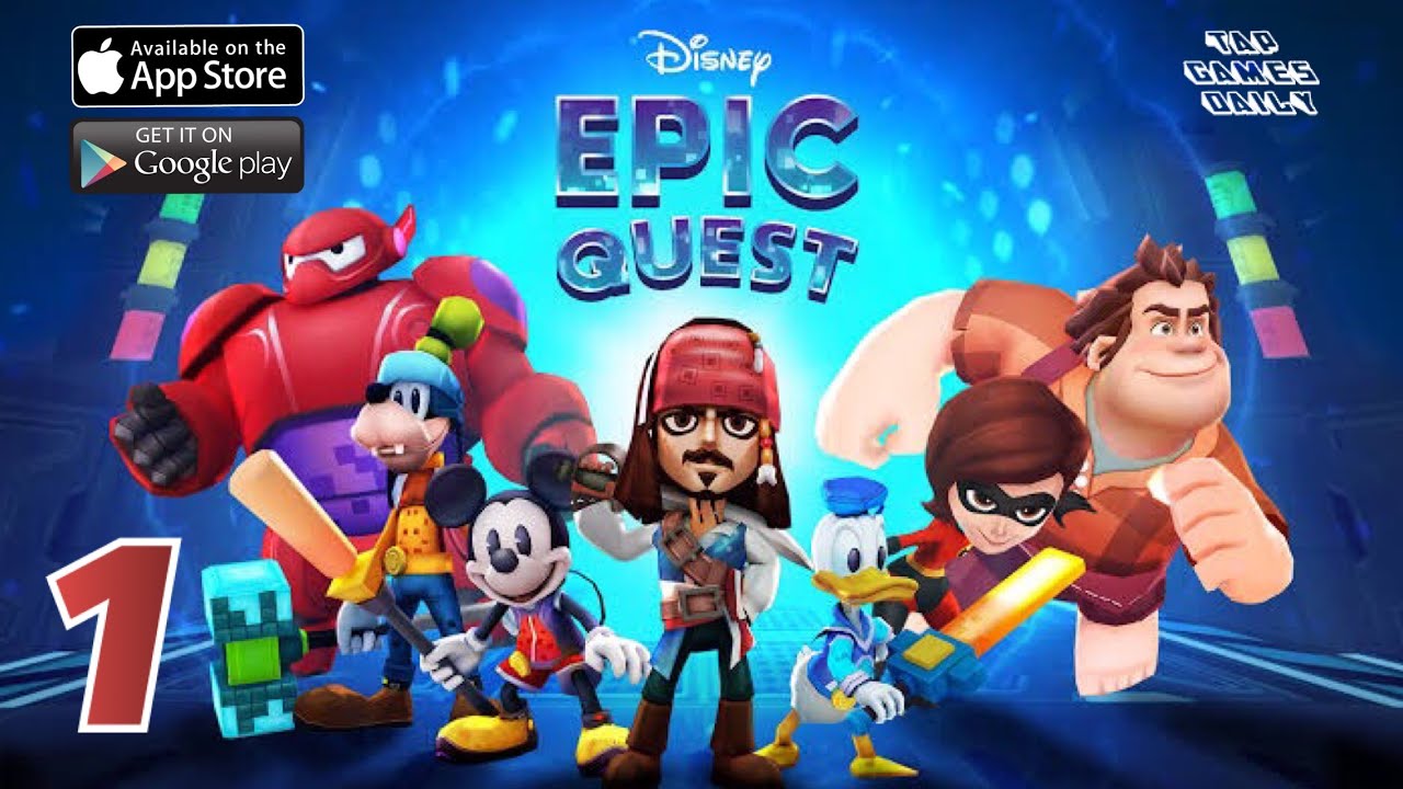 Disney Epic Quest - NEW FREE GAME - iOS | ANDROID - Gameplay ...