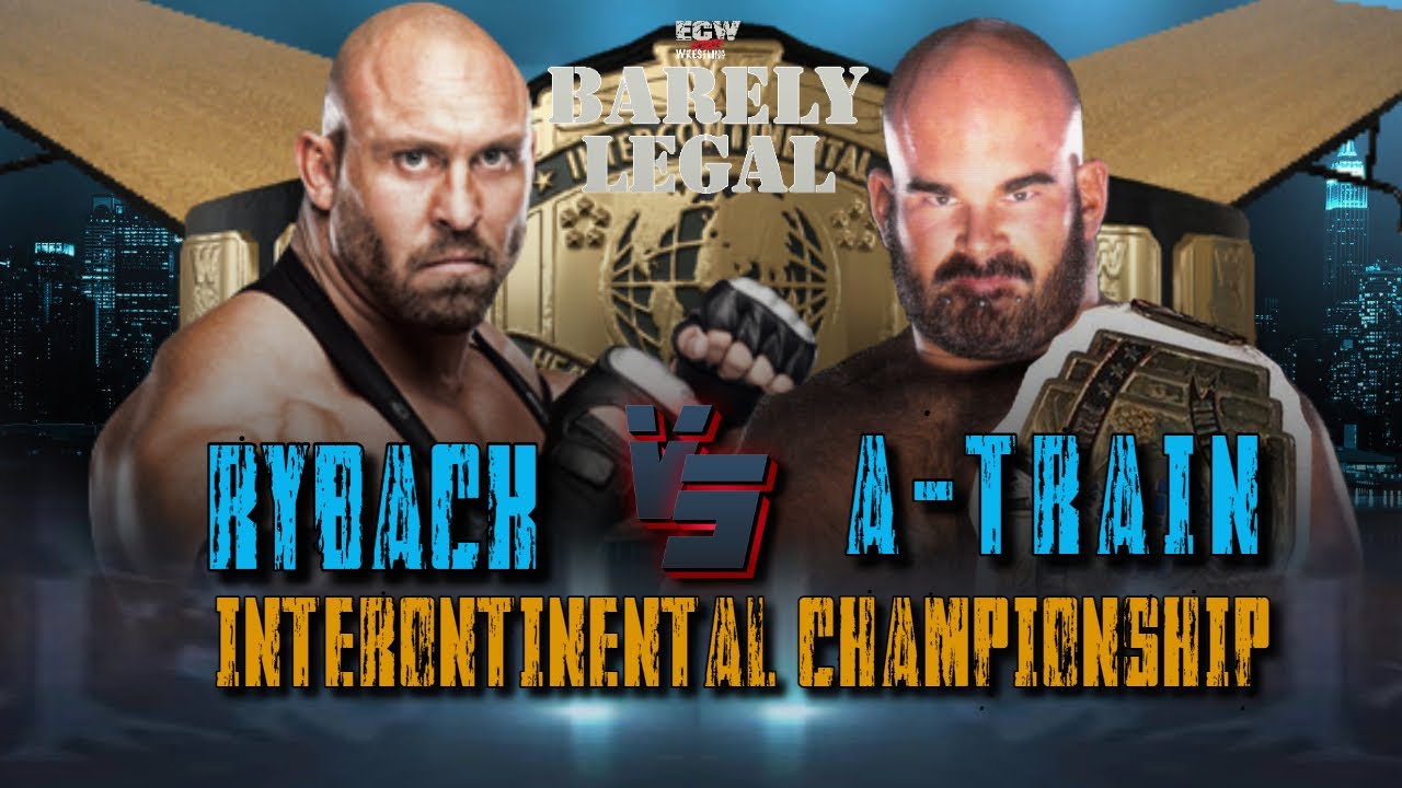 ECW Intercontinental Championship Table Match | ECW Barely Legal 2023 ...