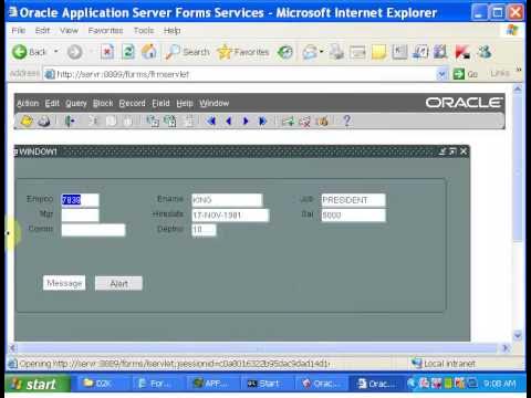 Oracle Apps Tutorial-3:oracle apps-Oracle Form Triggers Development Video tutorial part2 - YouTube
