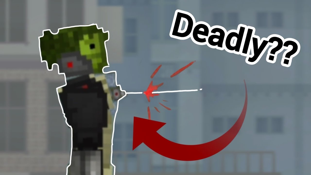 How to make a *DEADLY* cyborg in melon sandbox (OP LASER) - YouTube