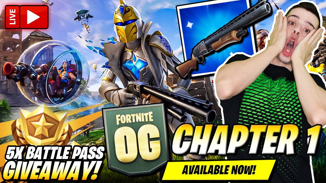 🔴 ΤΟ *OG CHAPTER 1* ΕΙΝΑΙ ΕΔΩ! 🌌 OG MAP, OG PUMP... 🎁 5X BATTLE PASS ...