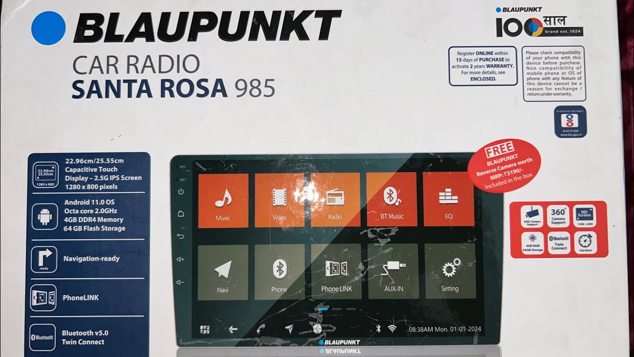 Blaupunkt Santarosa 985 Hands on & Detailed Unboxingl 4/64 GB l Best Android system for your car ...