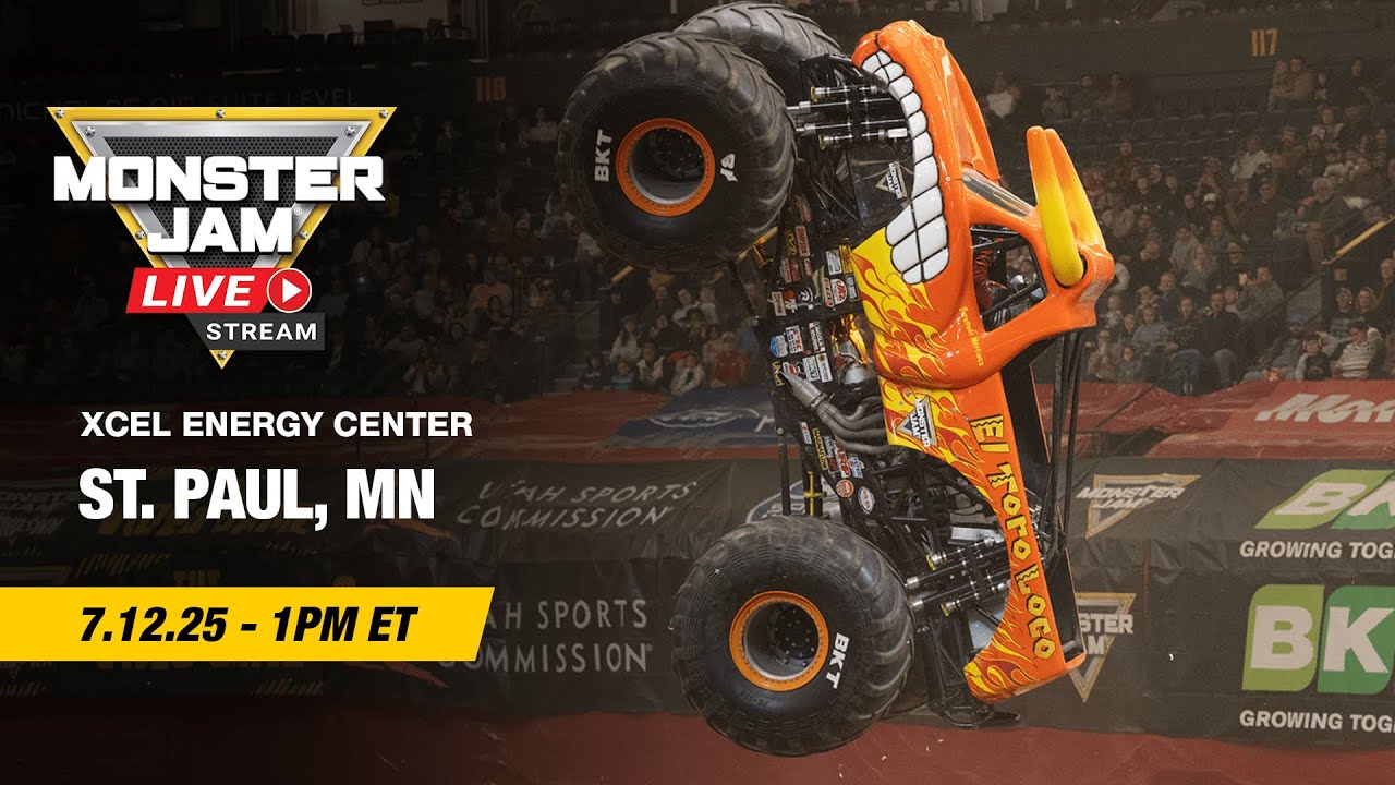 Monster Jam: St. Paul, MN - 1 (Full Event) | July 12, 2025 - YouTube