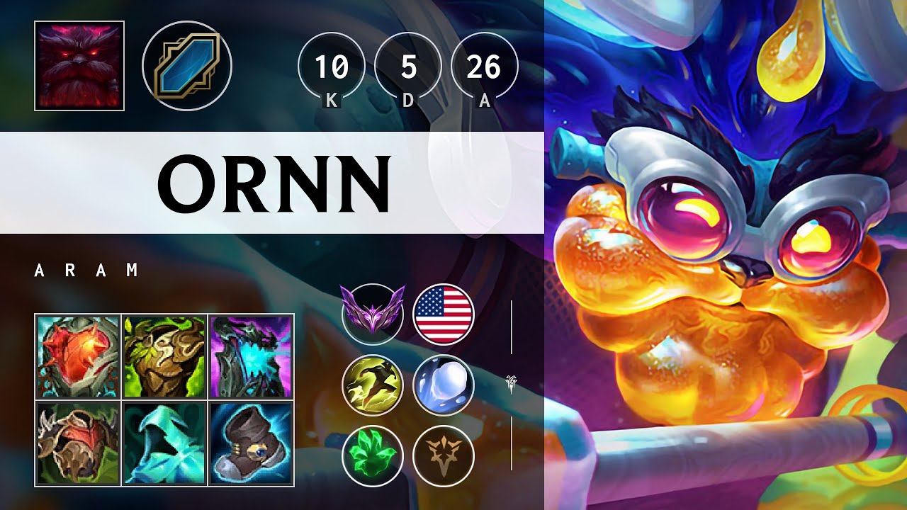 Ornn ARAM - NA Master Patch 25.04 - YouTube