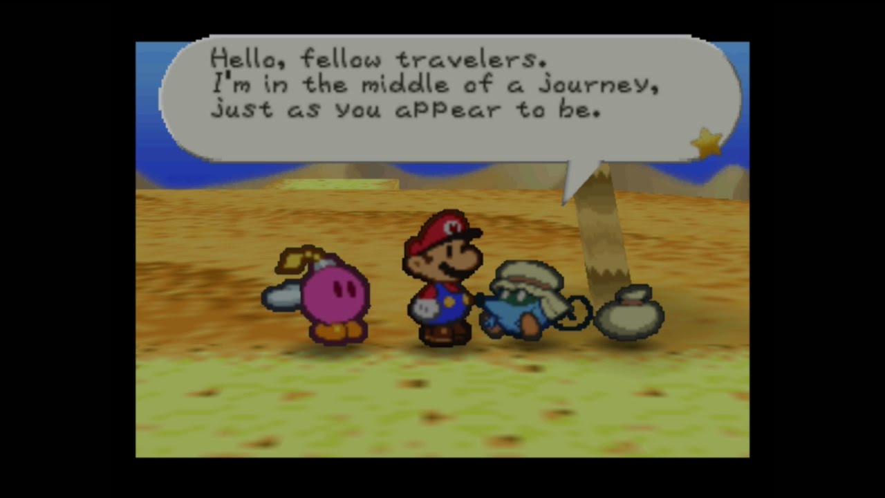 Paper Mario chapter 2 :17 desert talk - YouTube