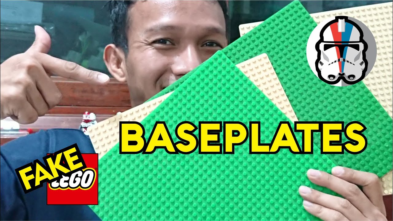 Review my baseplates knock-off Lego brand collection - YouTube