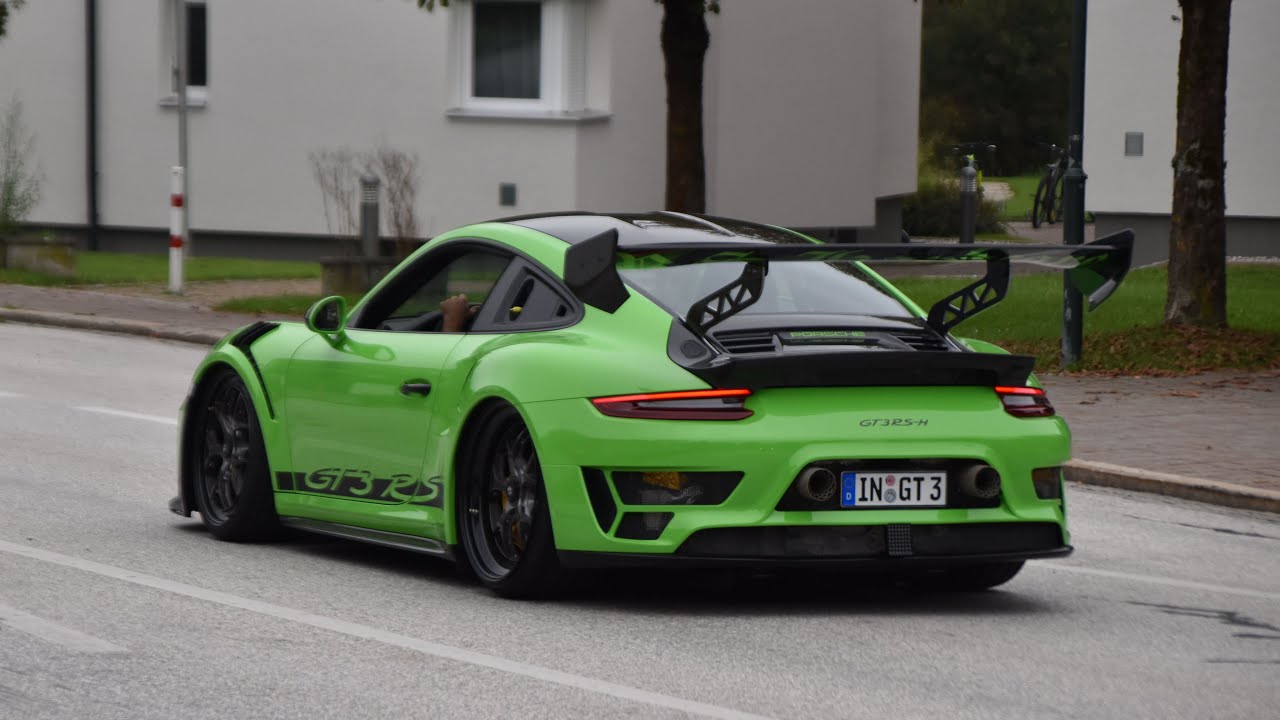 Modified Low STATIC Porsche GT3 RS-H w/ Custom Exhaust & Wheels ...