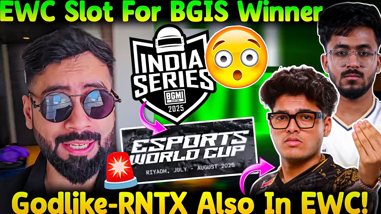 EWC Slot For BGIS Winner🤯🏆? GodL RNTX Also In EWC😳 BGMI Second Half Roadmap🔥 - YouTube